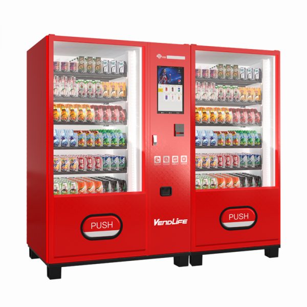 Drink & Snack Vending Machine Double Cabinets - Vendlife