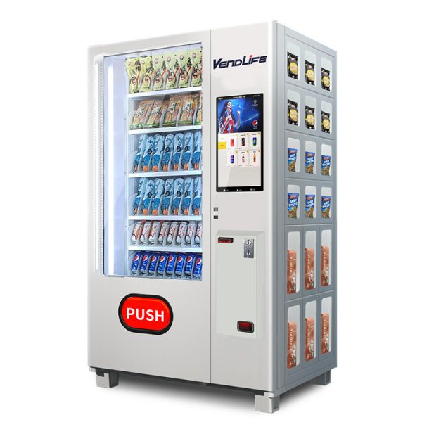 Combo Locker Vending Machine for Drinks & Snacks - Vendlife OEM/ODM
