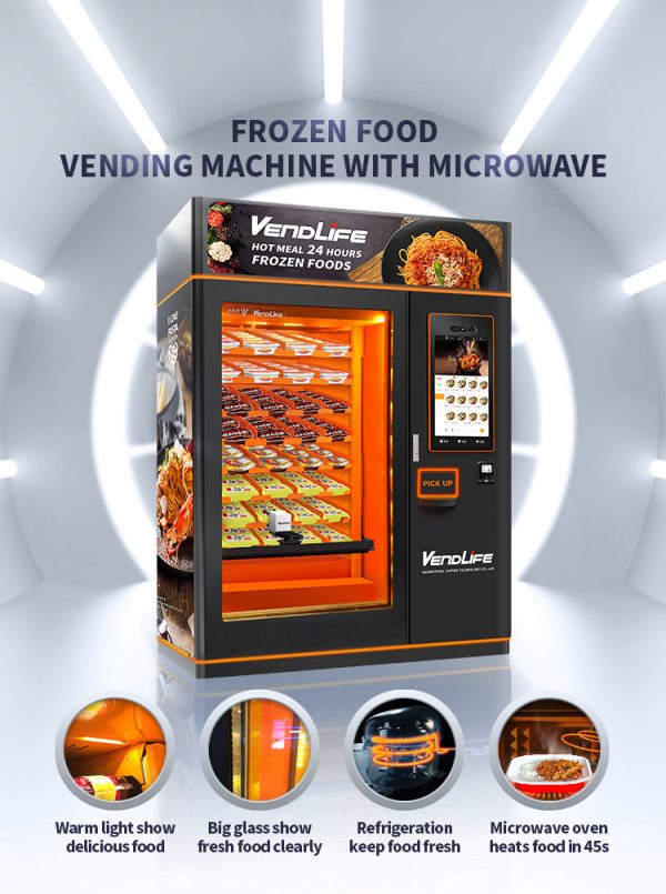 Frozen Food Vending Machine with Microwave Heating - Vendlife